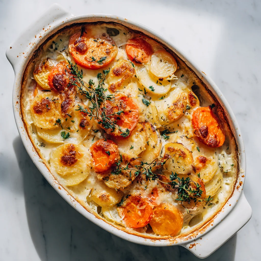 Cheesy Root Veggie Gratin: The Ultimate Cozy Winter Side Dish - AlphaBakes